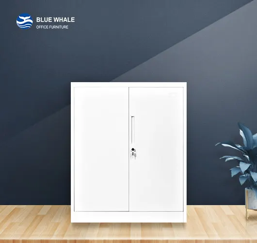 Short Two-door Metal Cabinet | Blue Whale
