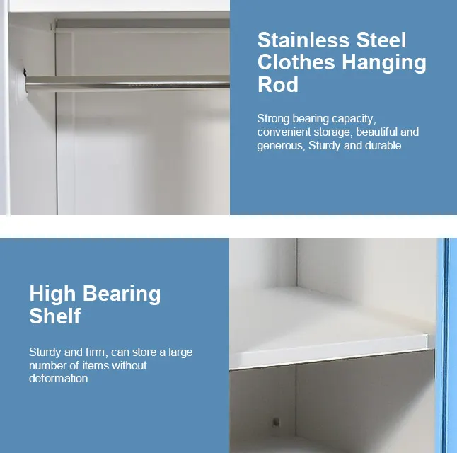 2 Tier Metal Lockers | Blue Whale