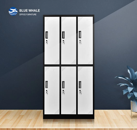6 Door steel Lockers | Blue Whale